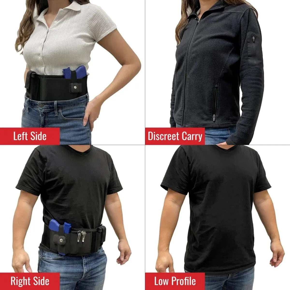 Unisex Belly Band For Concealed Carry – Clinger Holsters